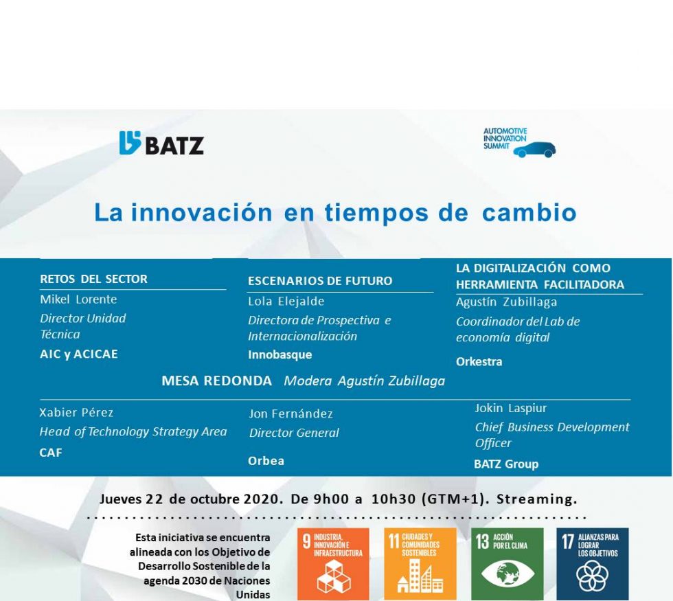 La innovación en tiempos de cambio - Batz